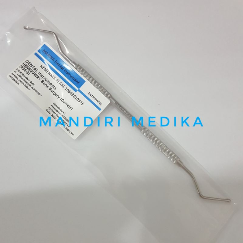 Jual Hemingway Double Ended Dental Bone Curette Original Marwa | Shopee ...