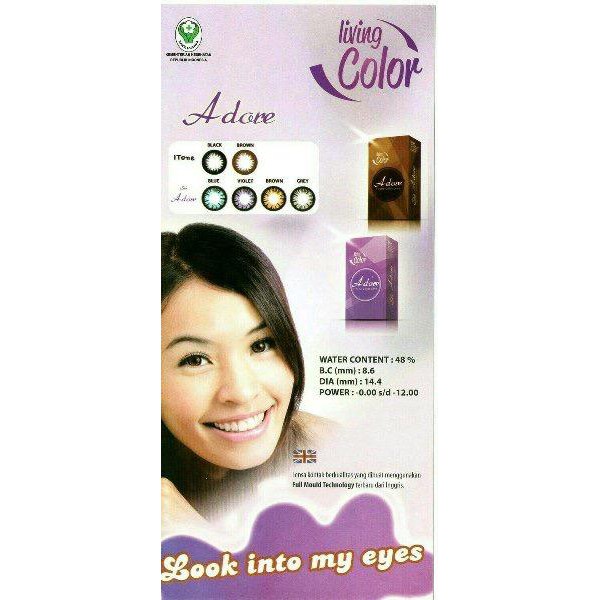 Jual ADORE / LENSA / SOFTLENS / KONTAK LENSA / LENSA / LIVING COLOR ...