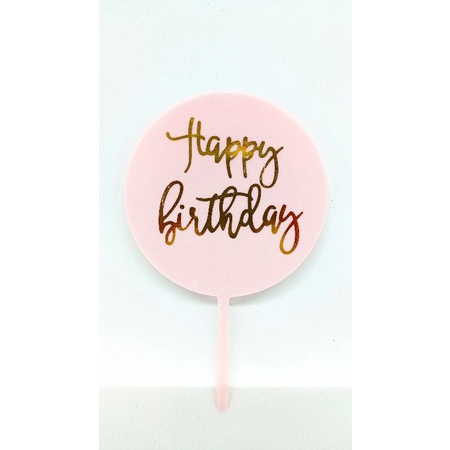 Jual Topper Bulat Happy birthday | Shopee Indonesia