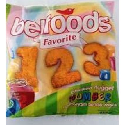 Jual BelFooDS CHicken nugget number 450 gram 12 pcs | Shopee Indonesia