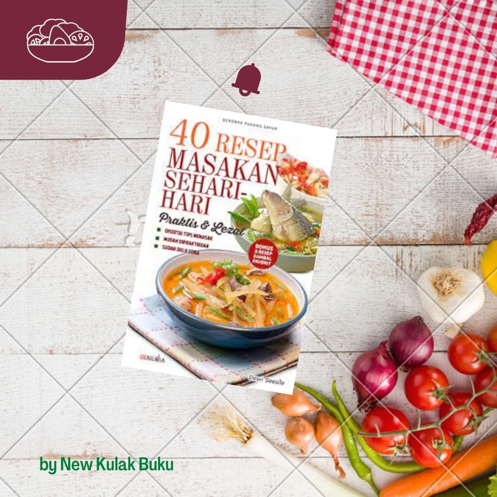 Jual Buku 40 Resep Masakan Sehari-hari Praktis & Lezat | Shopee Indonesia