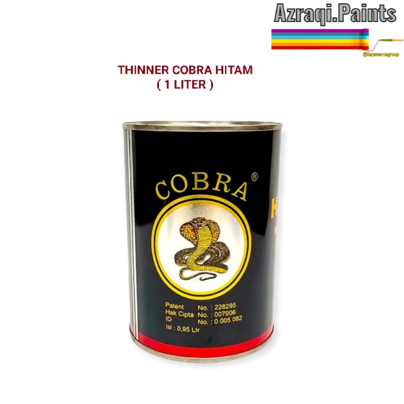 Jual THINNER COBRA HITAM / THINNER COBRA HIGH GLOSS ( 1 LITER ...