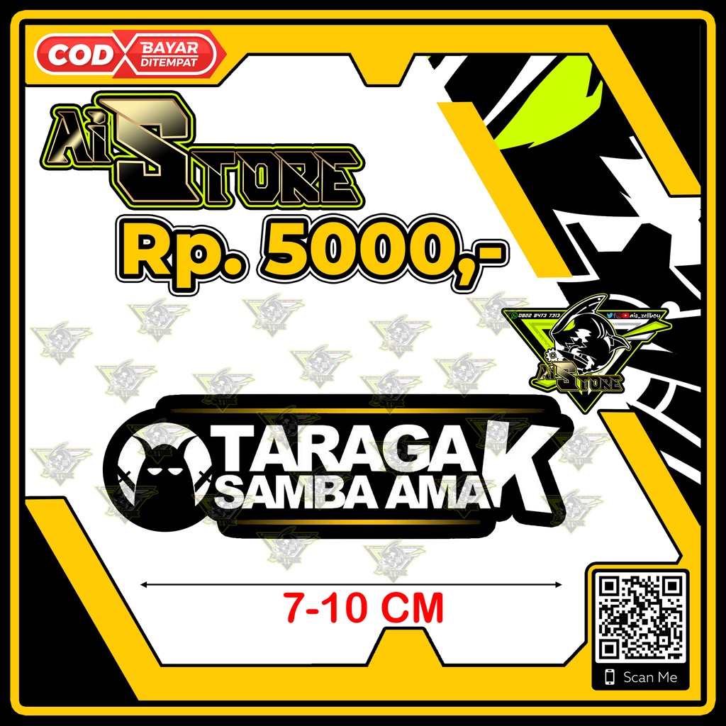 Jual Stiker Taragak Samba Amak | Shopee Indonesia
