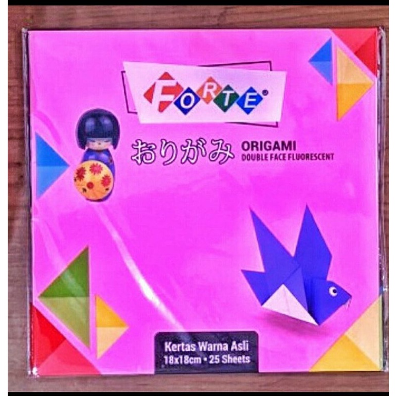 Jual Kertas Origami Forte Double Side / Kertas Lipat | Shopee Indonesia