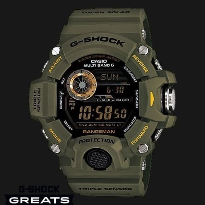 Jual Jam Tangan Pria Merk Casio G-shock Type : GW-9400 Baterai Free Box ...