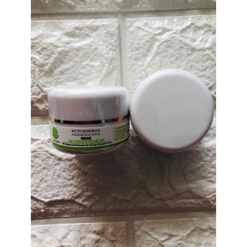 Jual kitoderm suncare daily for acne skin | Shopee Indonesia