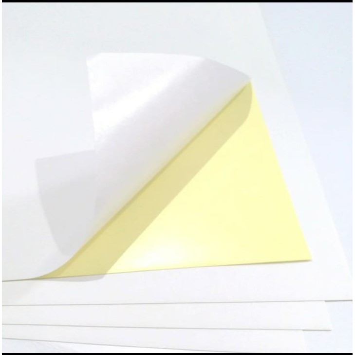 Jual [100 LEMBAR] UK F4 KERTAS STICKER LABEL HVS UK F4 FOLIO | Shopee ...