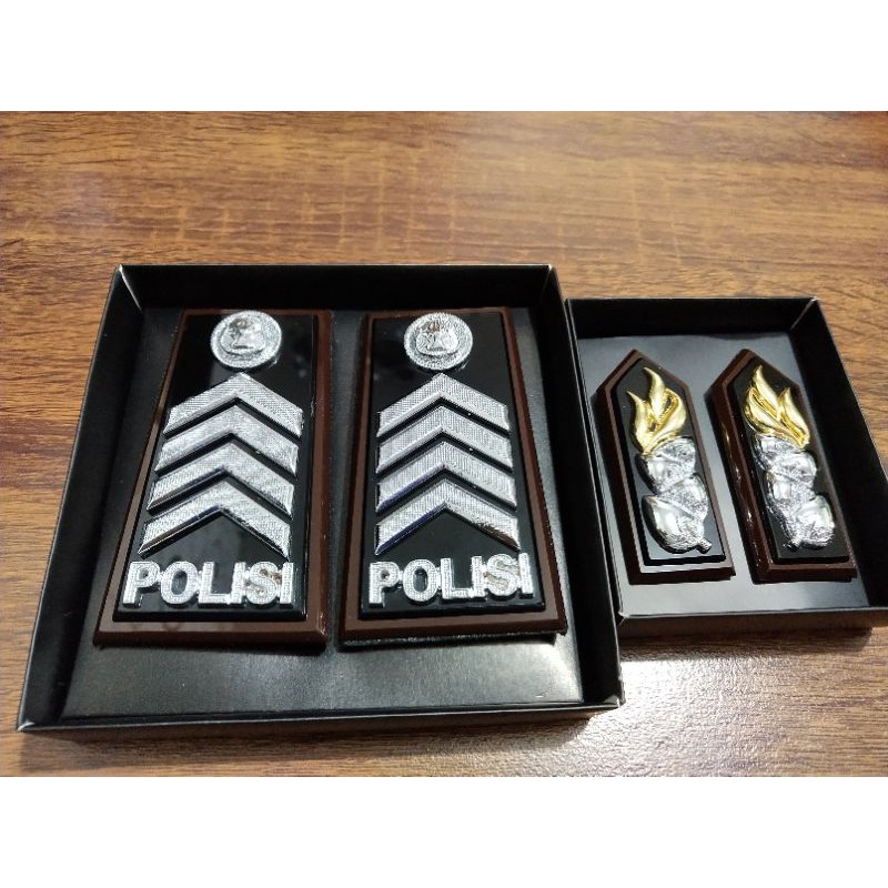 Jual PANGKAT PAKET BRIPKA+MONOGRAM AKRILIK BEVEL | Shopee Indonesia