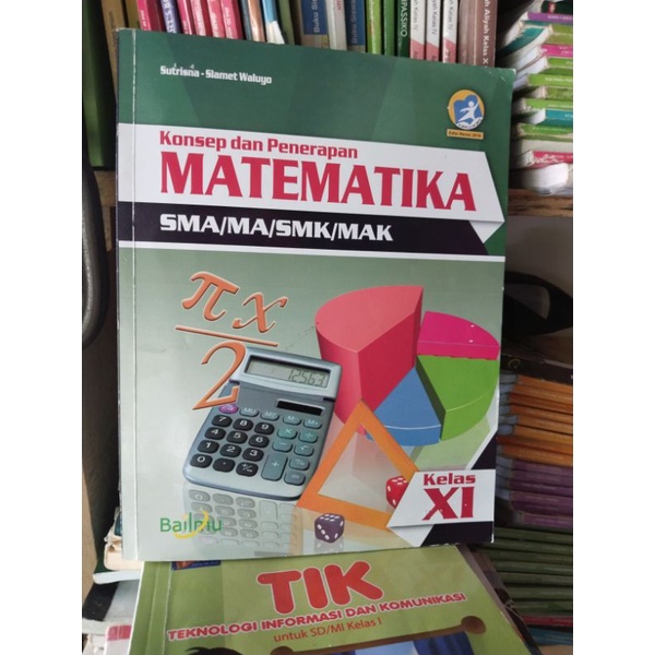 Jual buku konsep dan penerapan matematika kelas 11/XI/2 sma/ma/mak bailmu revisi | Shopee Indonesia