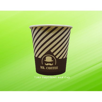 Jual Paper Hot cup Gelas Kertas 6,5 oz 180 ml Coffee isi 50 pcs | Shopee Indonesia