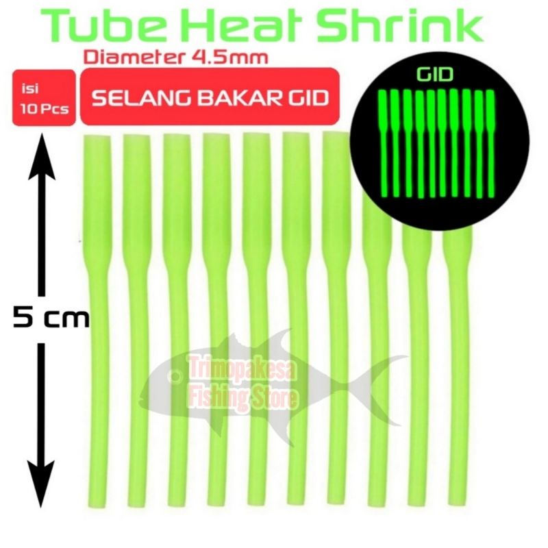 Jual Selang Bakar GID / Selang Bakar Luminous / Heat Shrink Luminous ...