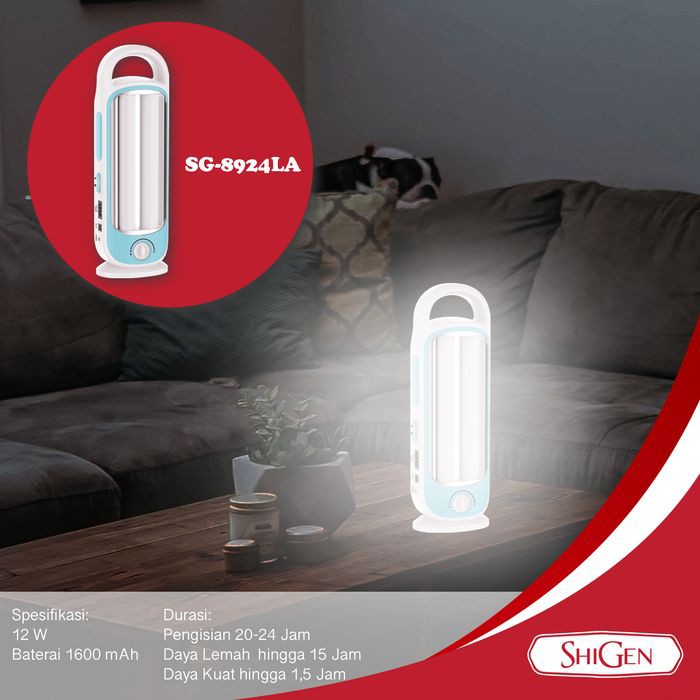 Jual Lampu darurat isi ulang / Lampu emergency LED Shigen tipe SG ...