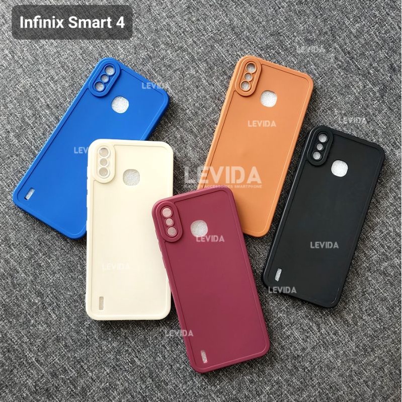 Jual Infinix Smart 4 Case 3D Pro Kamera Case Slim BlackMatte Silikon ...