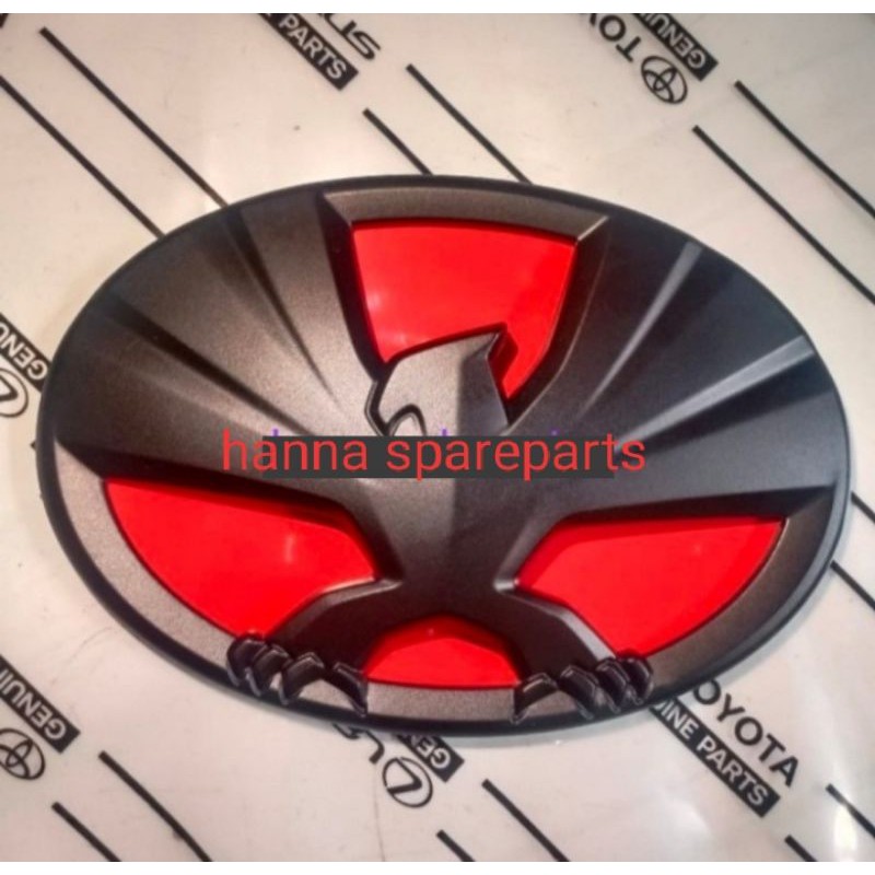 Jual emblem logo lambang Garuda calya hitam begron merah | Shopee Indonesia