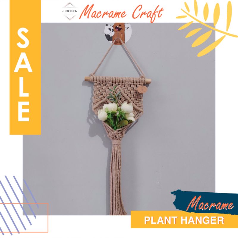 Jual [HOOPIO] Macrame Pot Gantung | Plant Hanger| Macrame Dekorasi ...