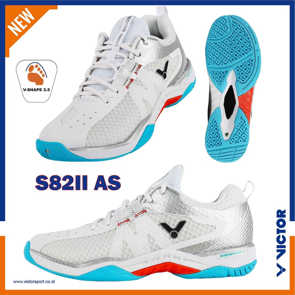 Jual SEPATU BADMINTON VICTOR S82II AS / S 82 II AS / S82 II AS ORIGINAL ...