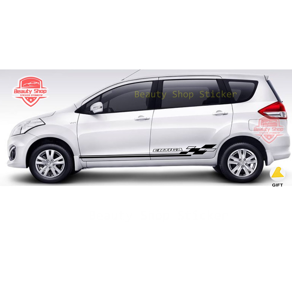Jual sticker cutting mobil ertiga stiker suzuki ertiga side body ...