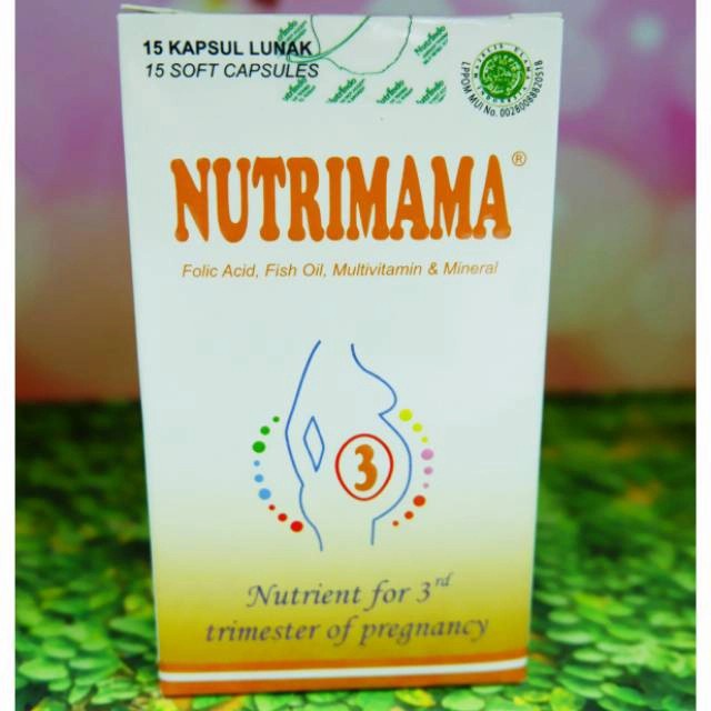 Jual Ibu Hamil - Nutrimama 3 Trimester 3 Kehamilan 15 Kapsul/ Vitamin ...