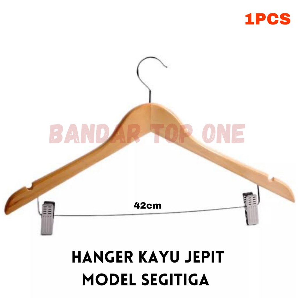 Jual Hanger Kayu Jepit DEWASA / GANTUNGAN BAJU JEPIT ( SEGITIGA JEPIT ... Jual Hanger Kayu Jepit DEWASA / GANTUNGAN BAJU JEPIT ( SEGITIGA JEPIT ...