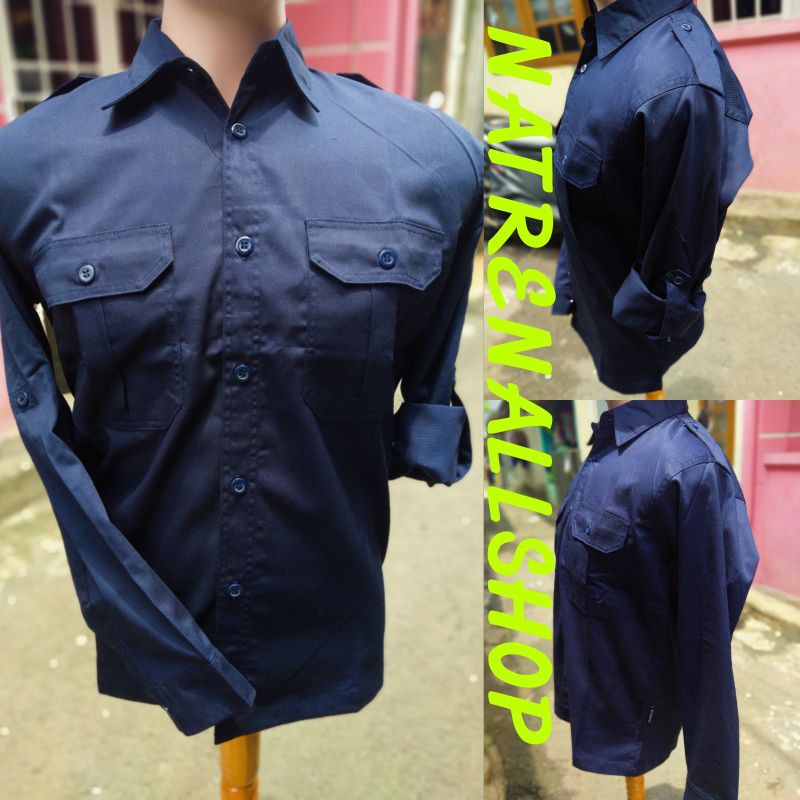 Jual KEMEJA SERAGAM PDL SERAGAM NET TV LENGAN PANJANG DAN PENDEK ...