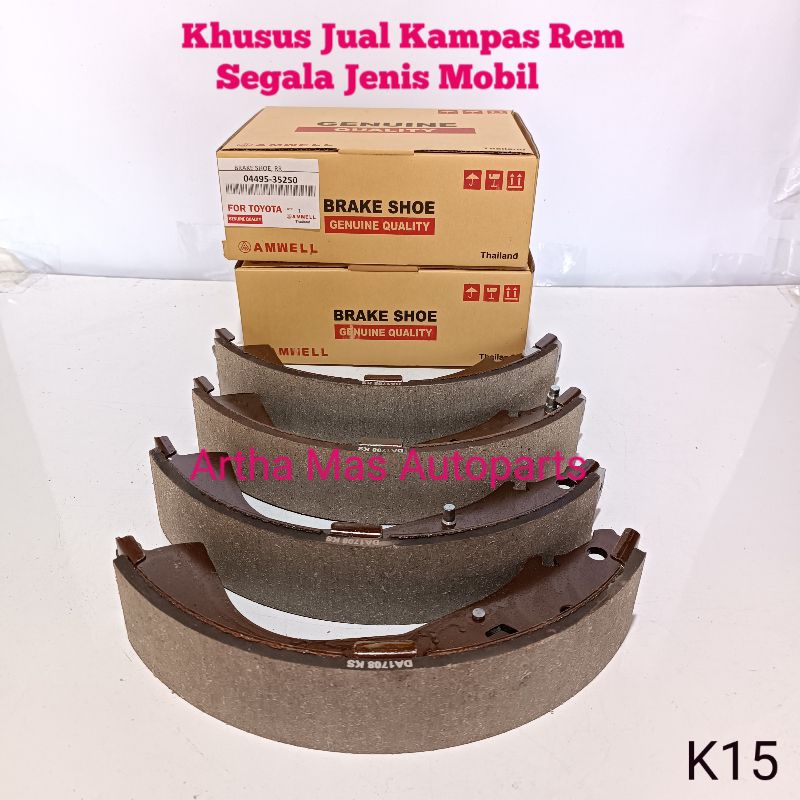 Jual KAMPAS REM BELAKANG HIACE COMUTER NEW HIACE BRAKE SHOE HIACE ...