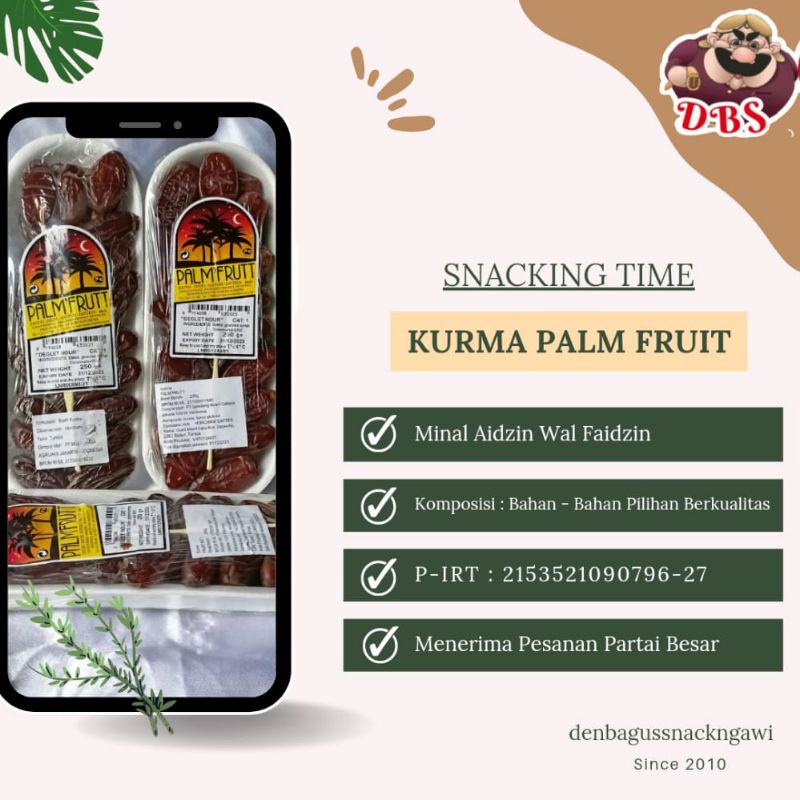 Jual KURMA PALM FRUIT SUNFRUIT BY DEN BAGUS SNACK | Shopee Indonesia