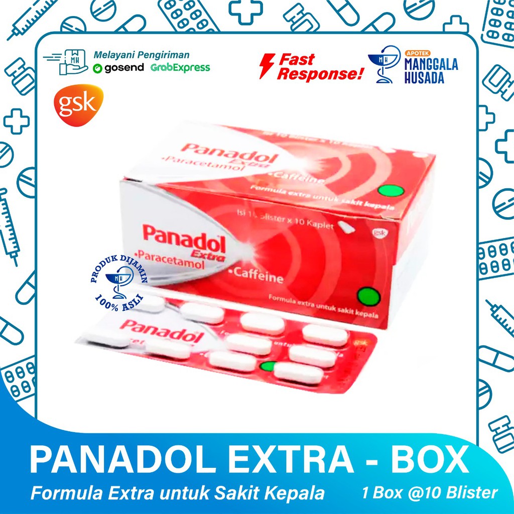 Jual PANADOL EXTRA 1 BOX @ 10 BLISTER | Shopee Indonesia