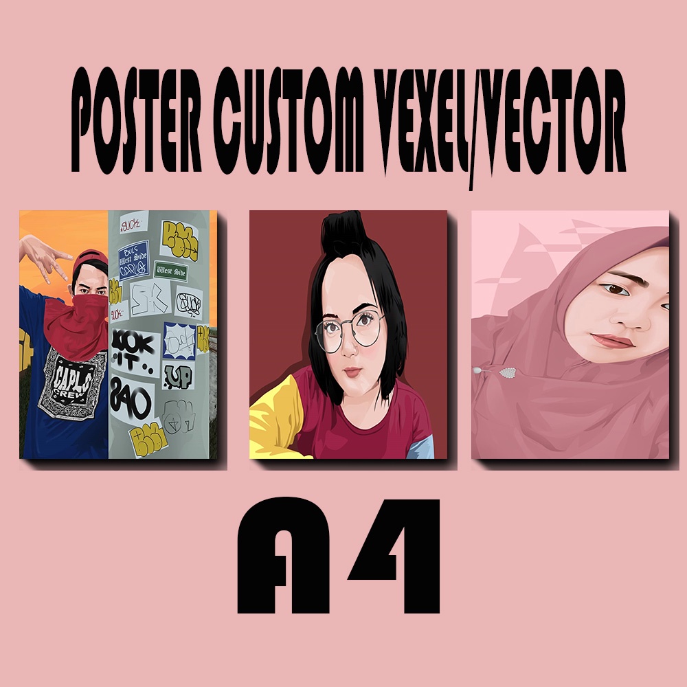 Jual POSTER CUSTOM VECTOR/VEXEL | Shopee Indonesia