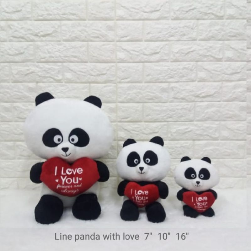 Jual Boneka panda love | Shopee Indonesia