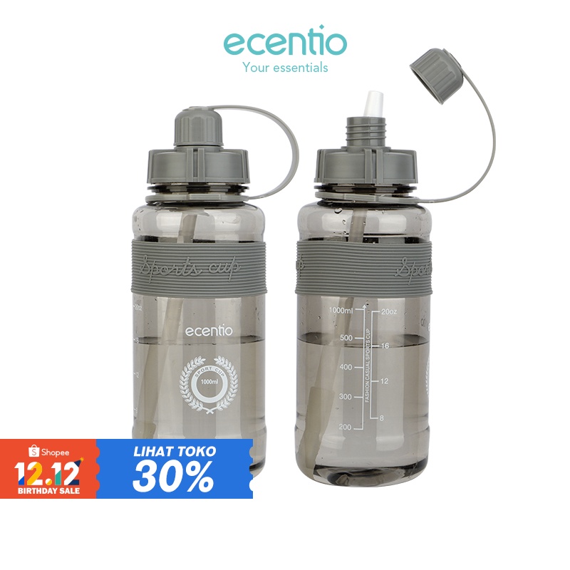 Jual ECENTIO Sippy Cup botol minum Besar Sporty Dan Trendy Space Cup ...