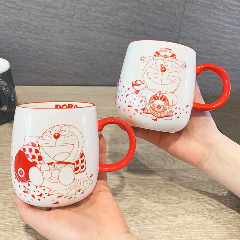 Jual Mug Keramik Gambar Doraemon Imlek Premium Tebal | Shopee Indonesia