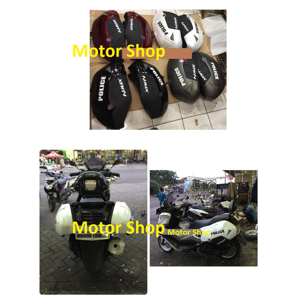 Jual Sidebox/Box Samping+Sein Led Yamaha Nmax Model Police(Model ...