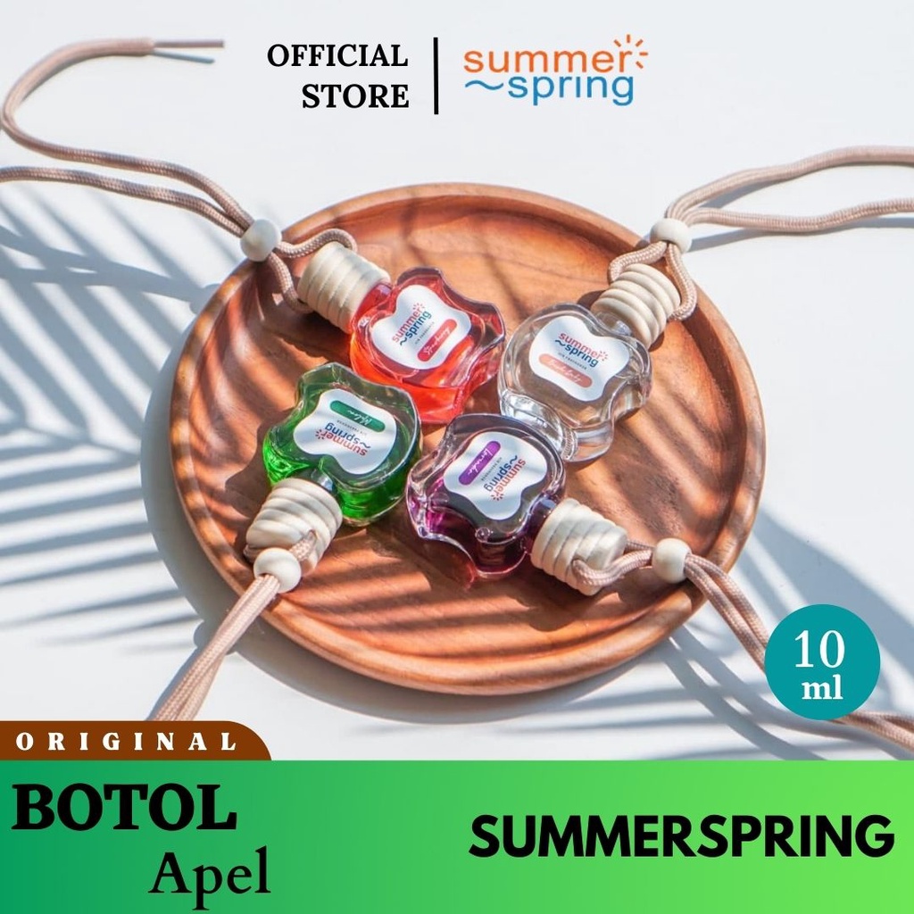 Jual Summerspring Botol Apel Pengharum Ruangan Mobil Toilet Kamar Mandi ...