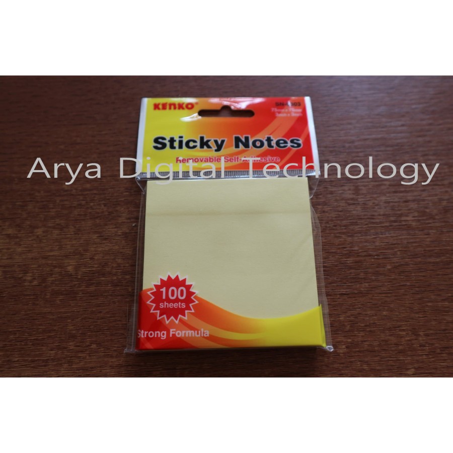 Jual Sticky Notes SN 0303 Kuning Kenko Stick Note Label Memo Murah ...