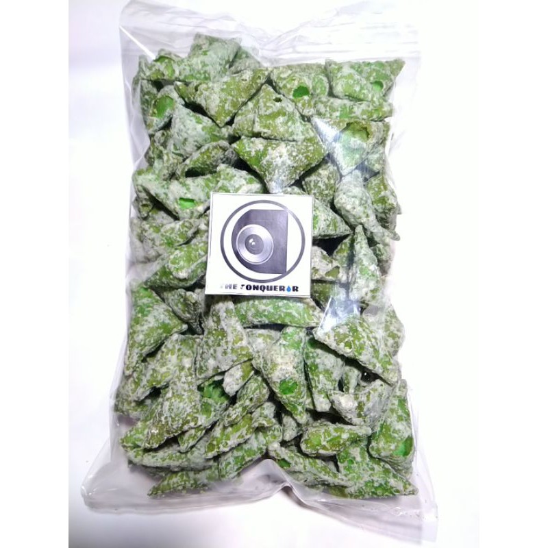 Jual Snack Segitiga Raja Manis Hijau Pandan Ijo 1kilo kg / 1000gram ...