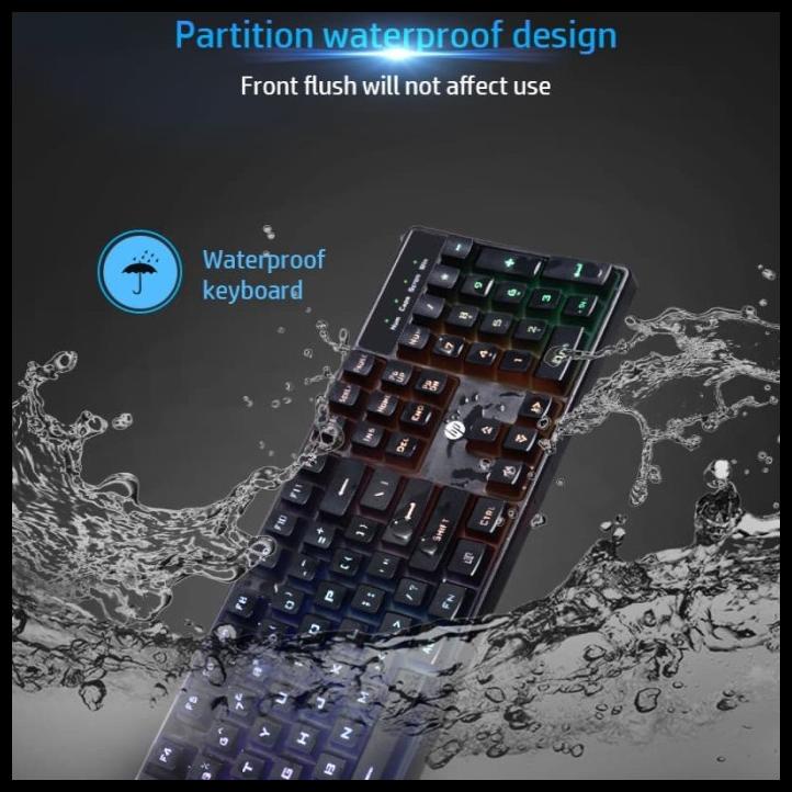 Jual Keyboard Gaming / Gaming Keyboard Hp K300 - Rgb Membrane Keyboard ...