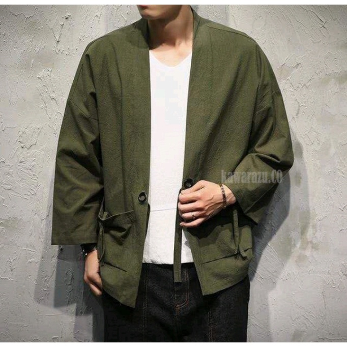 Jual KUKABILA OUTER KIMONO KARDIGAN BLAZER JAS HAORI JEPANG KOREA COWO ...