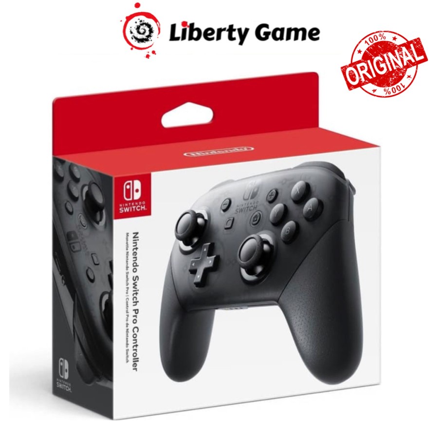 Jual Nintendo Switch Pro Controller Asli / Original ( Black ) | Shopee ...