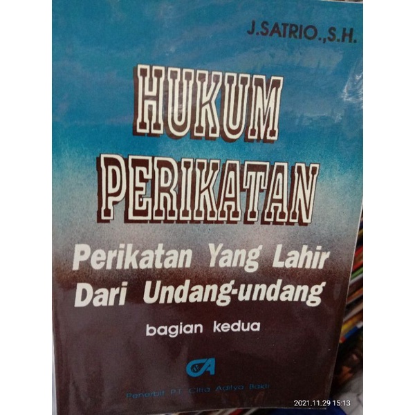 Jual HUKUM PERIKATAN PERIKATAN YANG LAHIR DARI UNDANG UNDANG BAGIAN ...