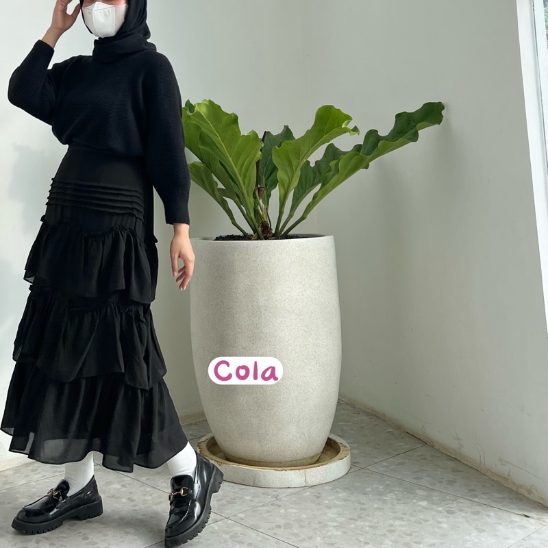 Jual Canna Skirt - Rok Ruffle | Shopee Indonesia