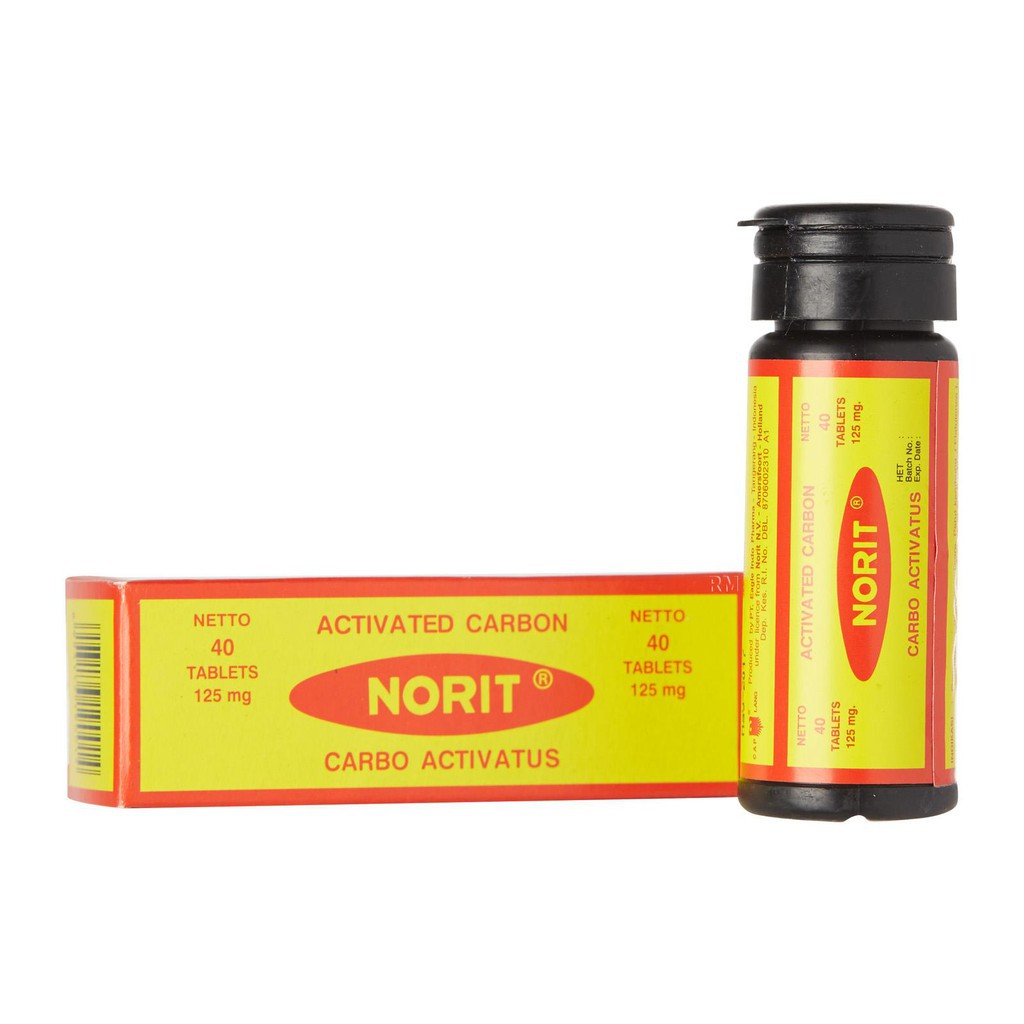 Jual Norit isi 40 Tablet Obat diare | Shopee Indonesia