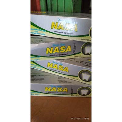 Jual PASTA GIGI NASA ODOL NASA ORIGINAL ASLI 100% BAHAN ALAMI | Shopee ...