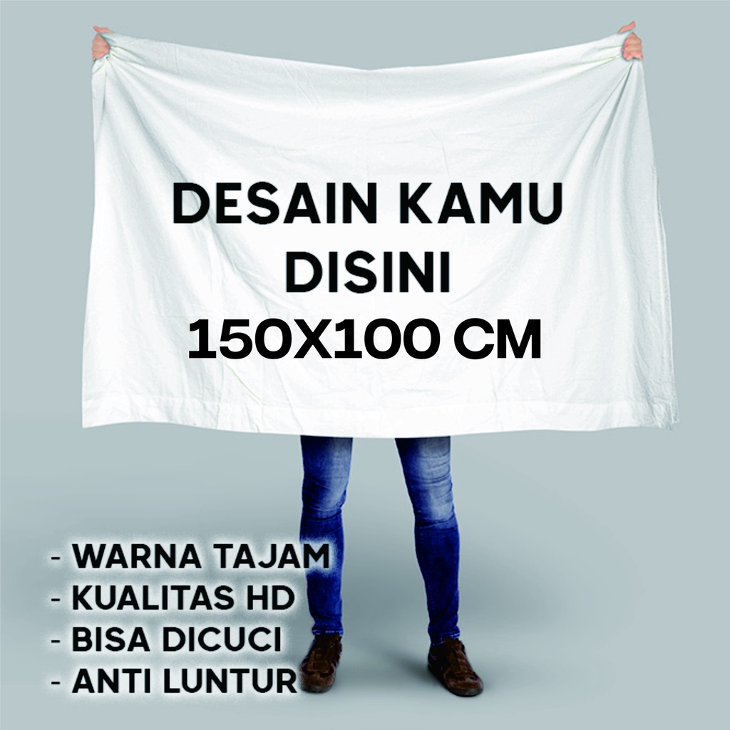 Jual bendera kain mini flag giant flag full warna Jumbo bebas custom ...