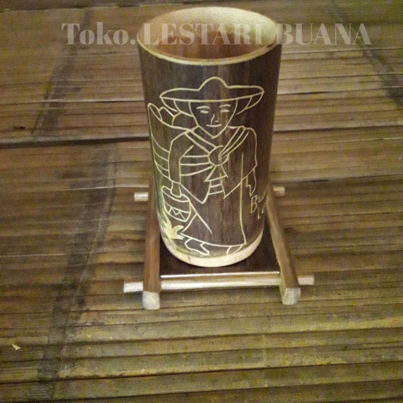 Jual Gelas Ukir Bambu Hitam | Shopee Indonesia