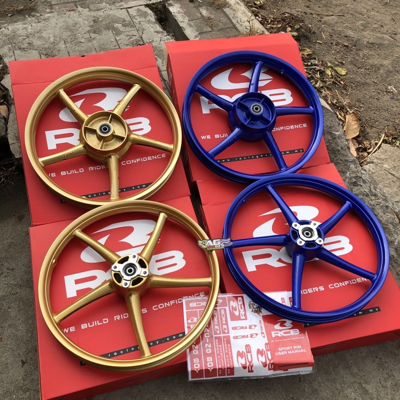 Jual Velk Velg RCB sp522 Jupiter Vega Fizr Jupiter Mx Rx king gold blue ...