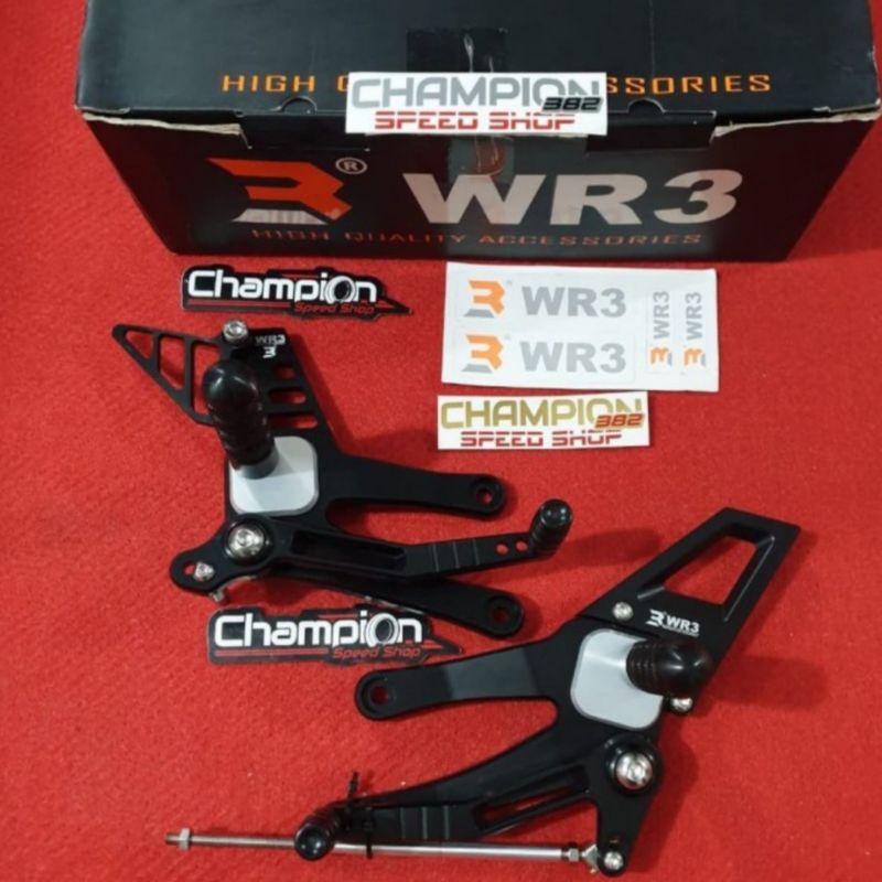 Jual Footstep Step Underbone Racing WR3 R25 MT-25 MT25 | Shopee Indonesia