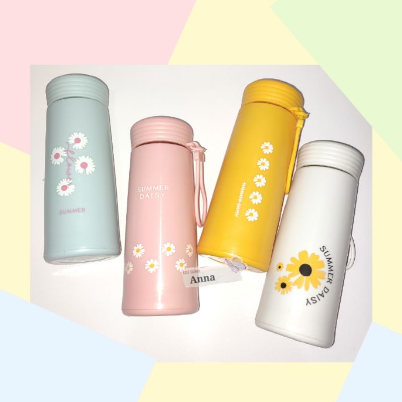 Jual [CUCI GUDANG] Botol Minum Bunga Cantik Daisy | Shopee Indonesia