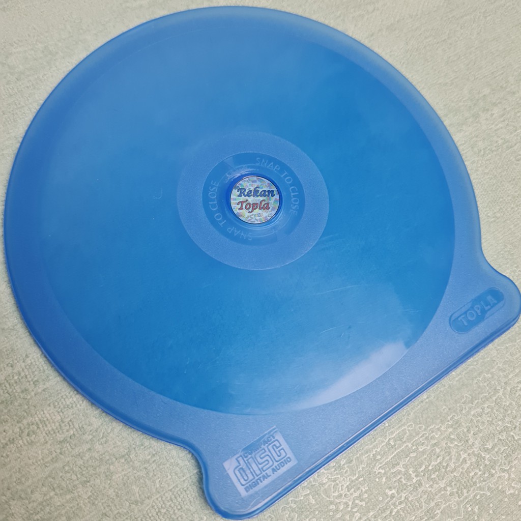 Jual Tempat CD bulat Transparan / DVD Bulat / Bahan Plastik / Cd Kerang ...