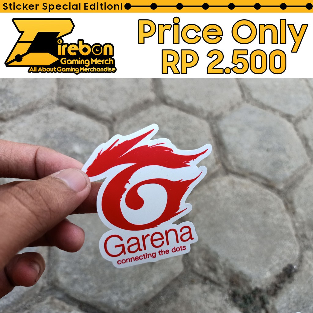 Jual Sticker Stiker Garena Connecting The Dots | Shopee Indonesia