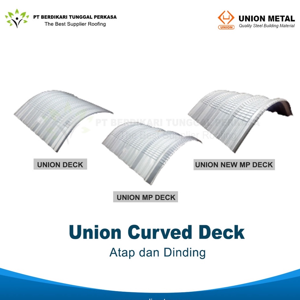 Jual Atap Spandek Union Metal Curved Deck | Shopee Indonesia
